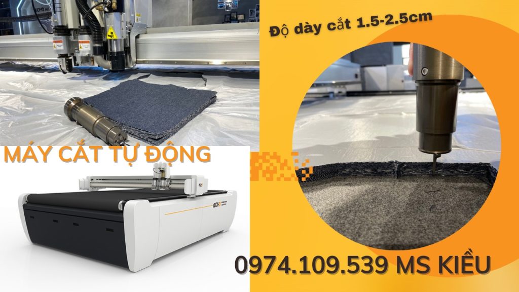 Máy cắt vải tự động 1 lớp hiệu iecho dòng bk4 có gắn camera quét - Máy ...